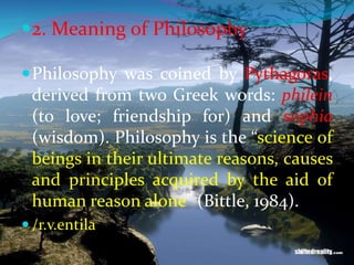 Chapter 1 philosophy and logic | PPTX
