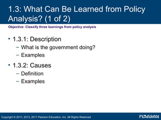 Chapter 1 policy analysis (Pols 3346-D82) | PPT