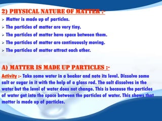 Chapter 1 - PPT Matter in Surrounding (Chem).pptx | Chemistry | Science
