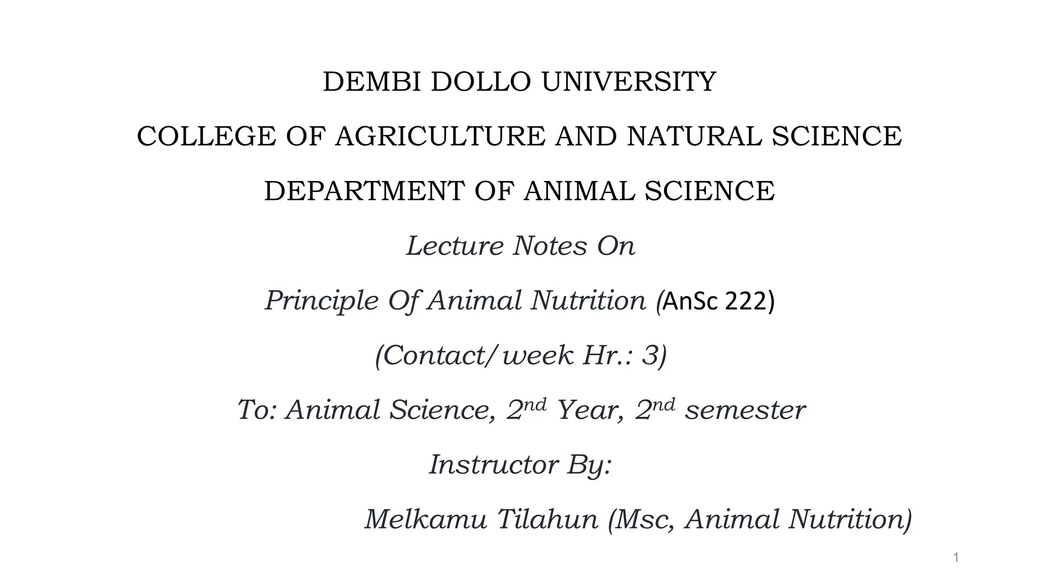 chapter 1-Principle Of Animal Nutrition.ppt