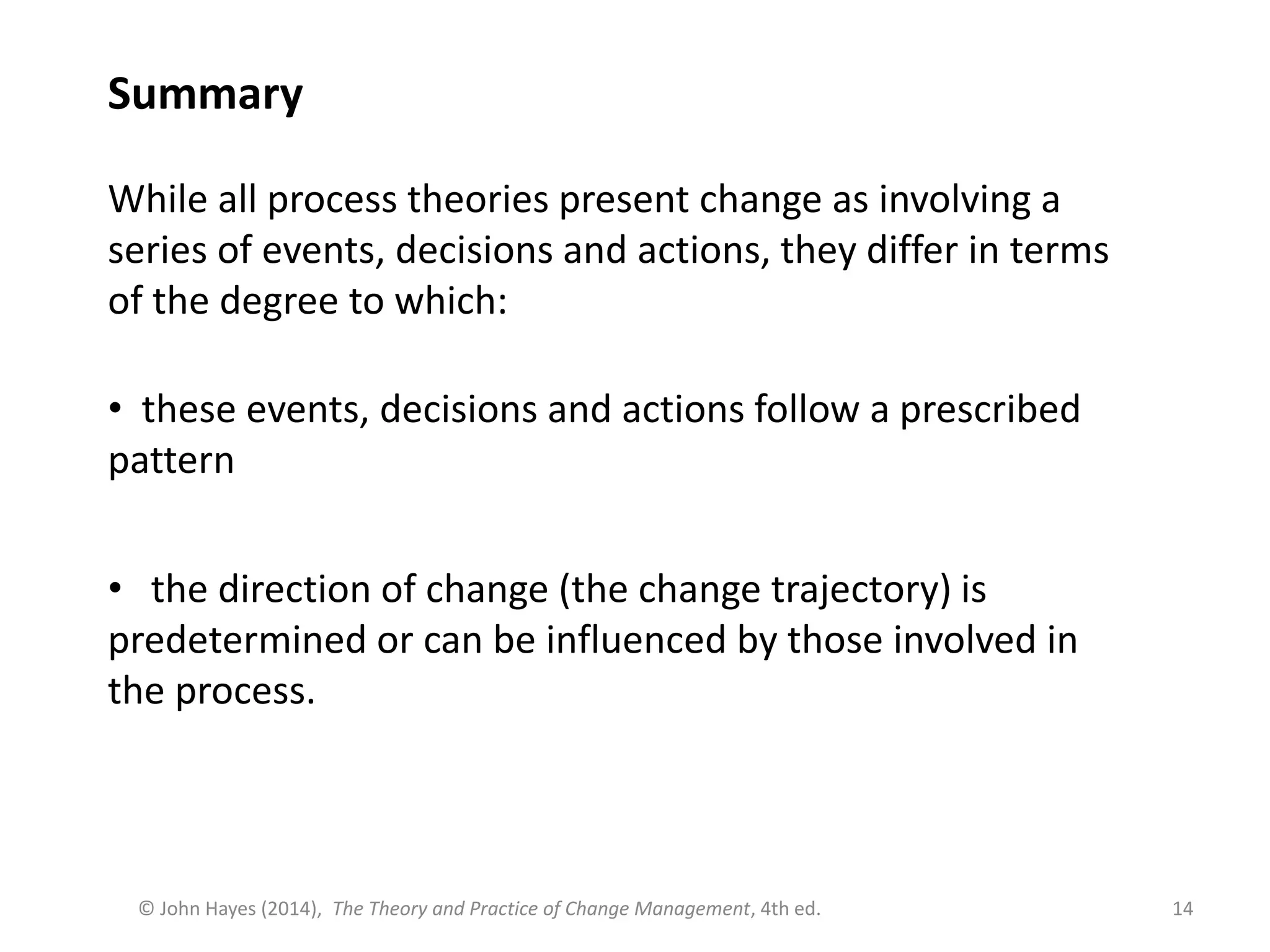 Chapter 1 - Process models of change part 1.pptx | Business | Business ...