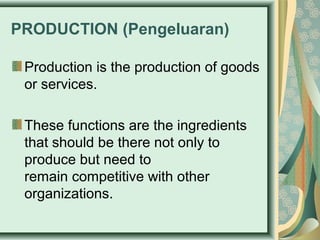 Chapter 1 production planning | PPT