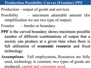 Chapter 1- Production Possibility Frontier.pptx