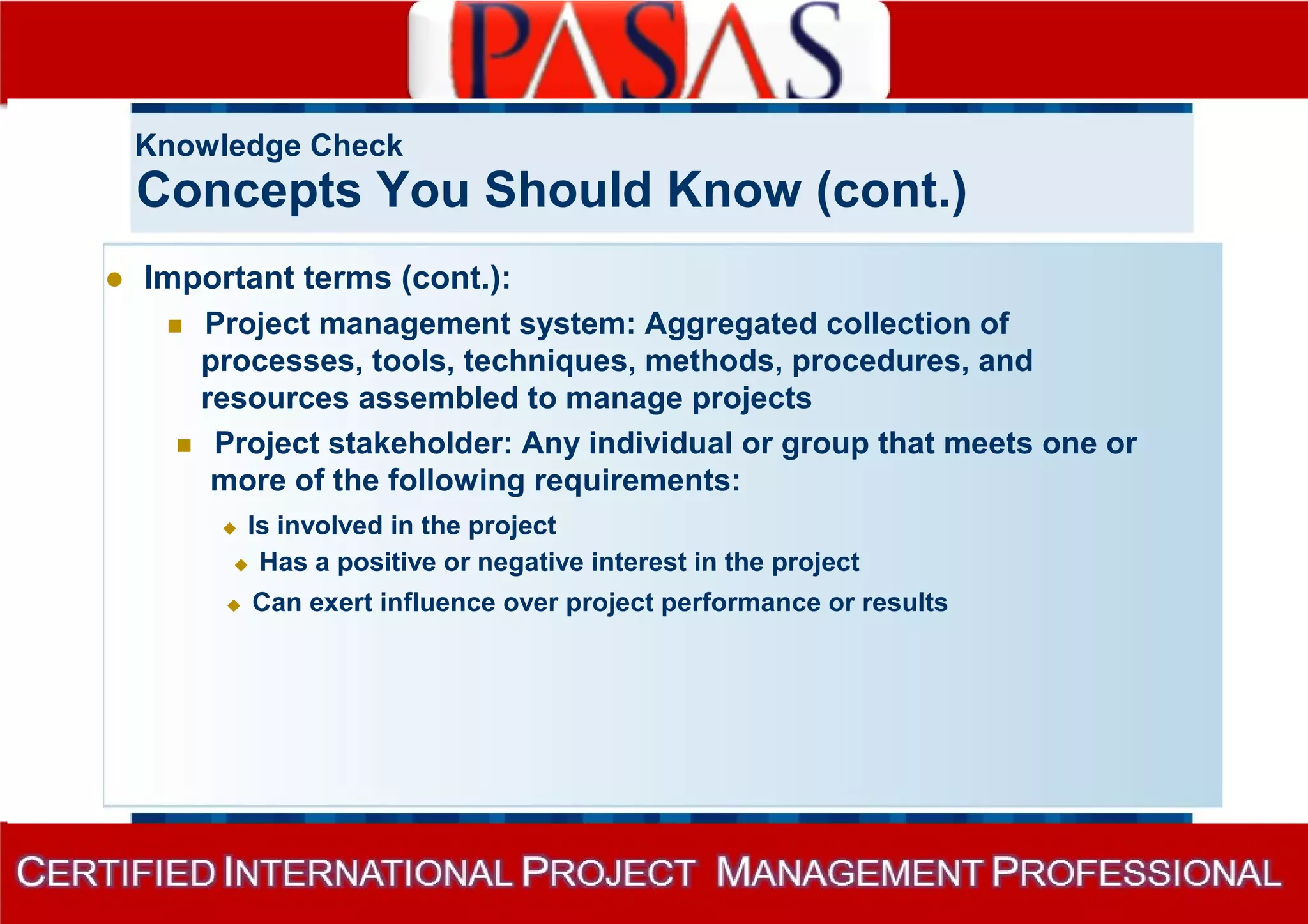 project management concepts | PPT