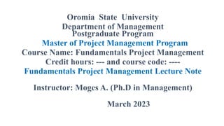 Chapter 1-Project Management power point pptx | PPT