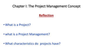 Chapter 1-Project Management power point pptx | PPT