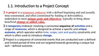Chapter 1-Project Management power point pptx | PPT