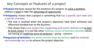 Chapter 1-Project Management power point pptx | PPT