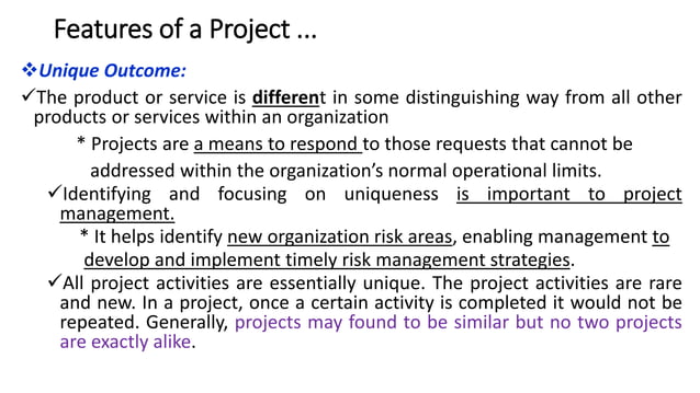 Chapter 1-Project Management power point pptx | PPT