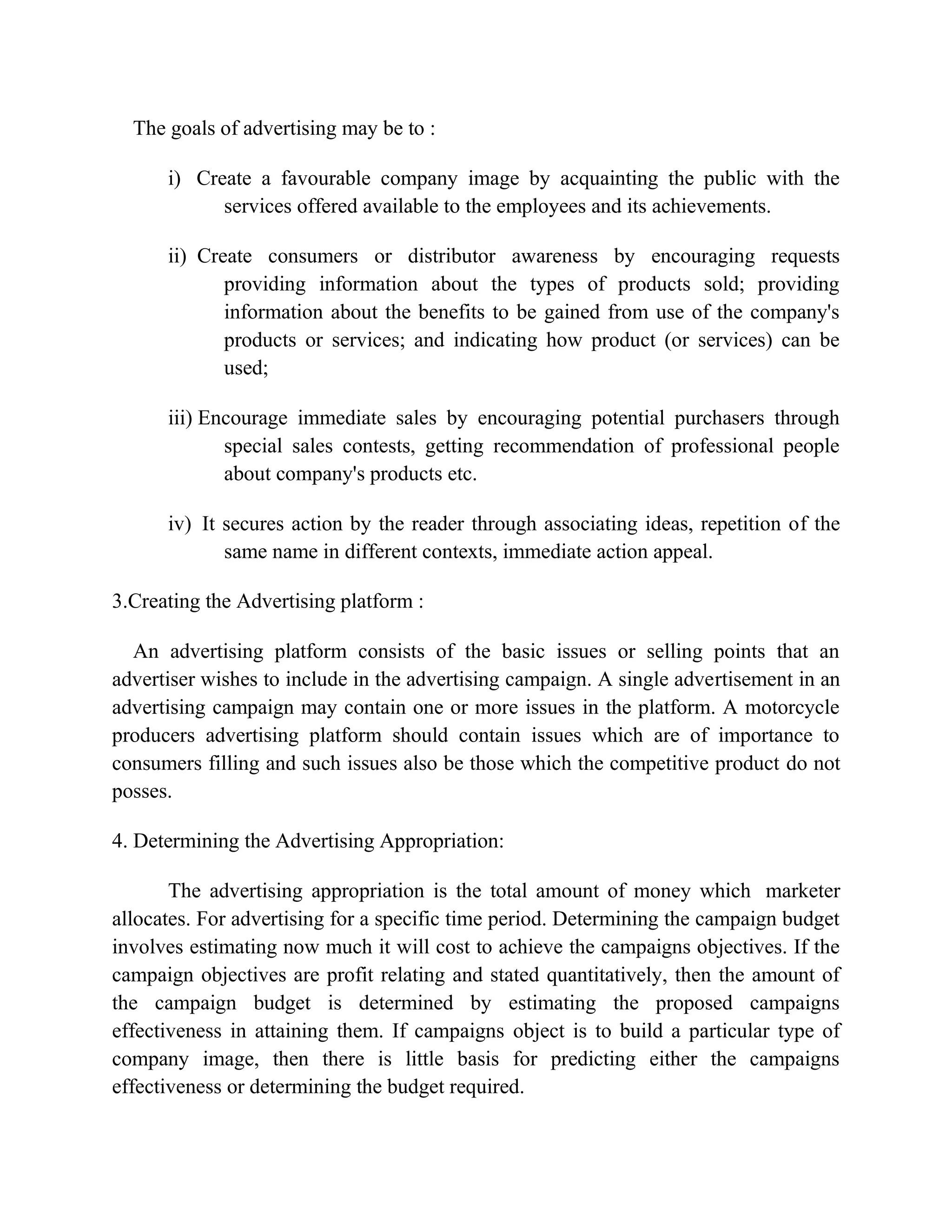 Project report on advertising effectiveness | DOCX