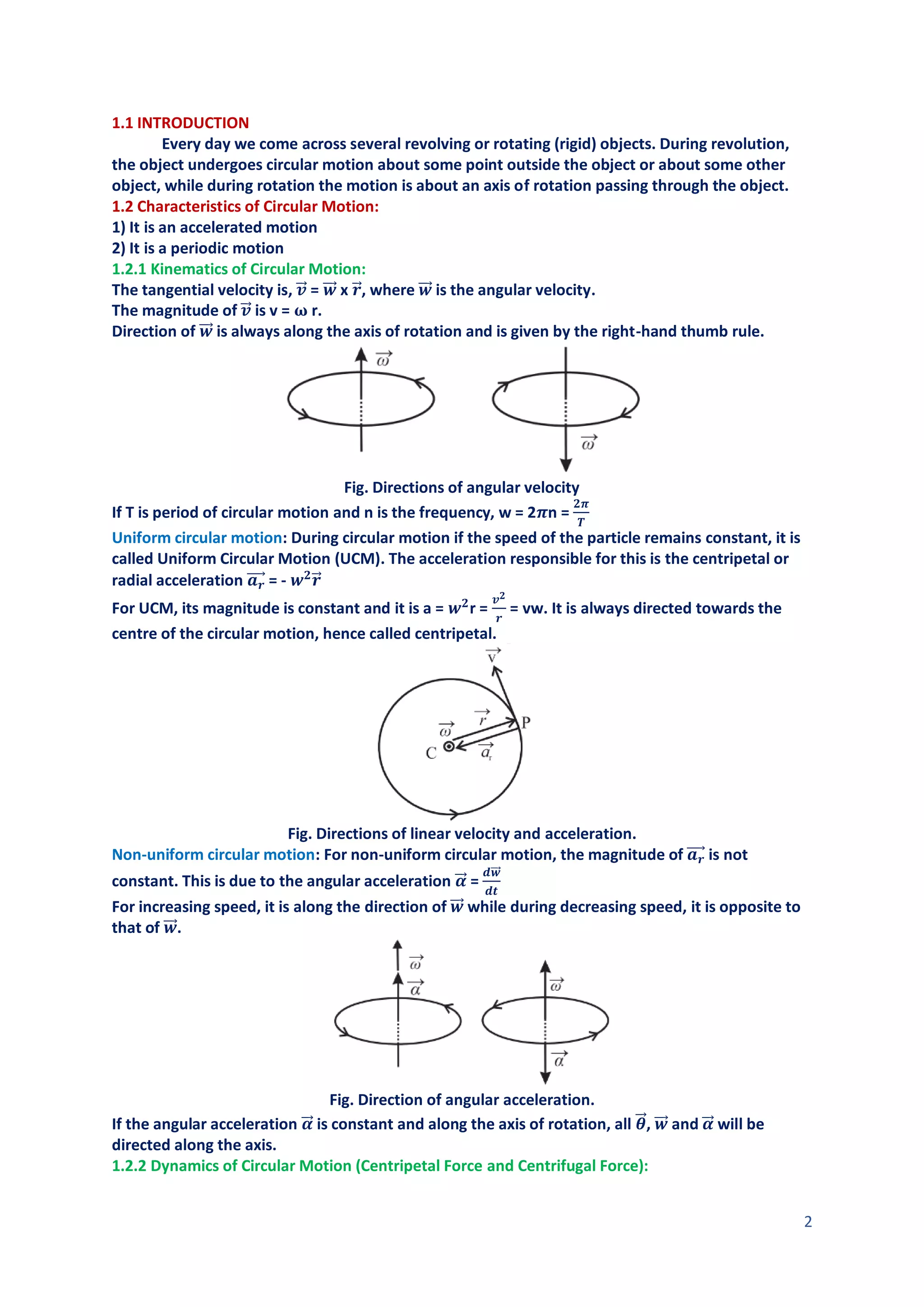 PHYSICS CLASS XII Chapter 1 - Rotationall dynamics | PDF