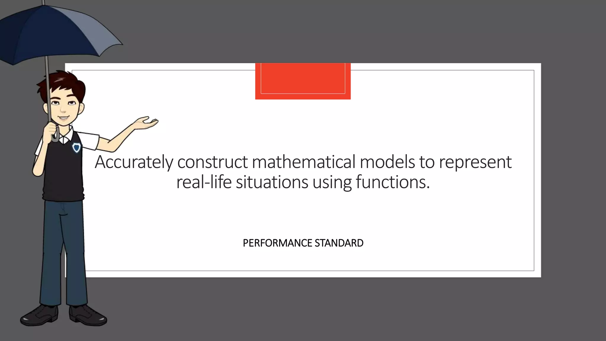 Lesson 1: Functions as Models | PPTX