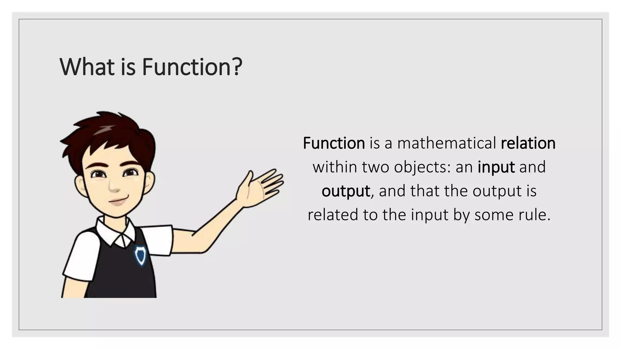 Lesson 1: Functions as Models | PPTX
