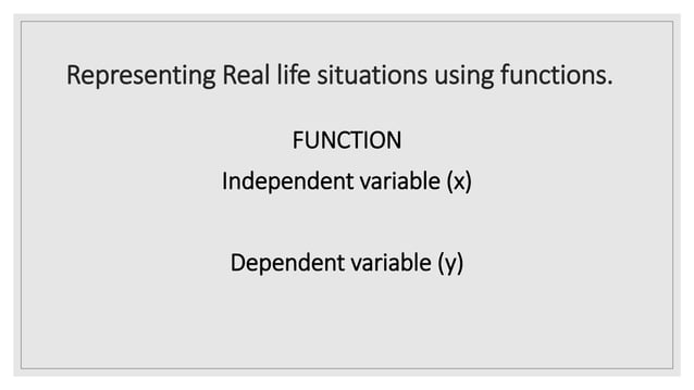 Lesson 1: Functions as Models | PPTX