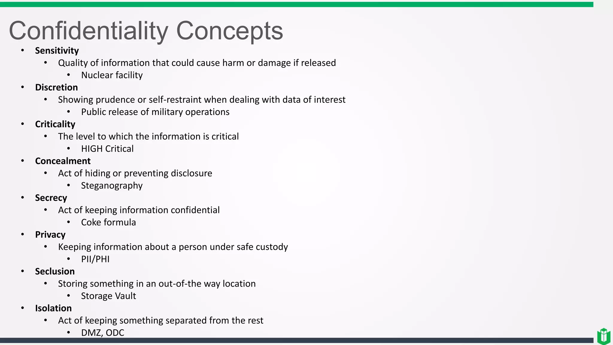 CISSP - Chapter 1 - Security Concepts | PPTX