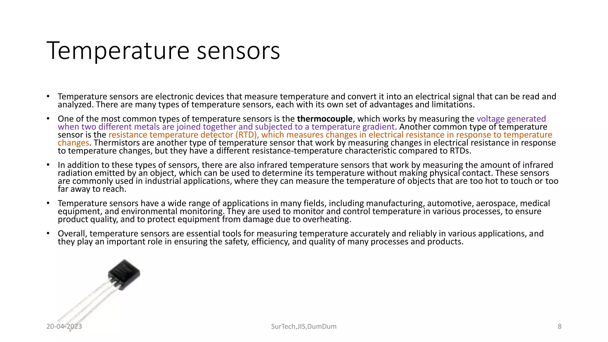 SENSORS | PPTX