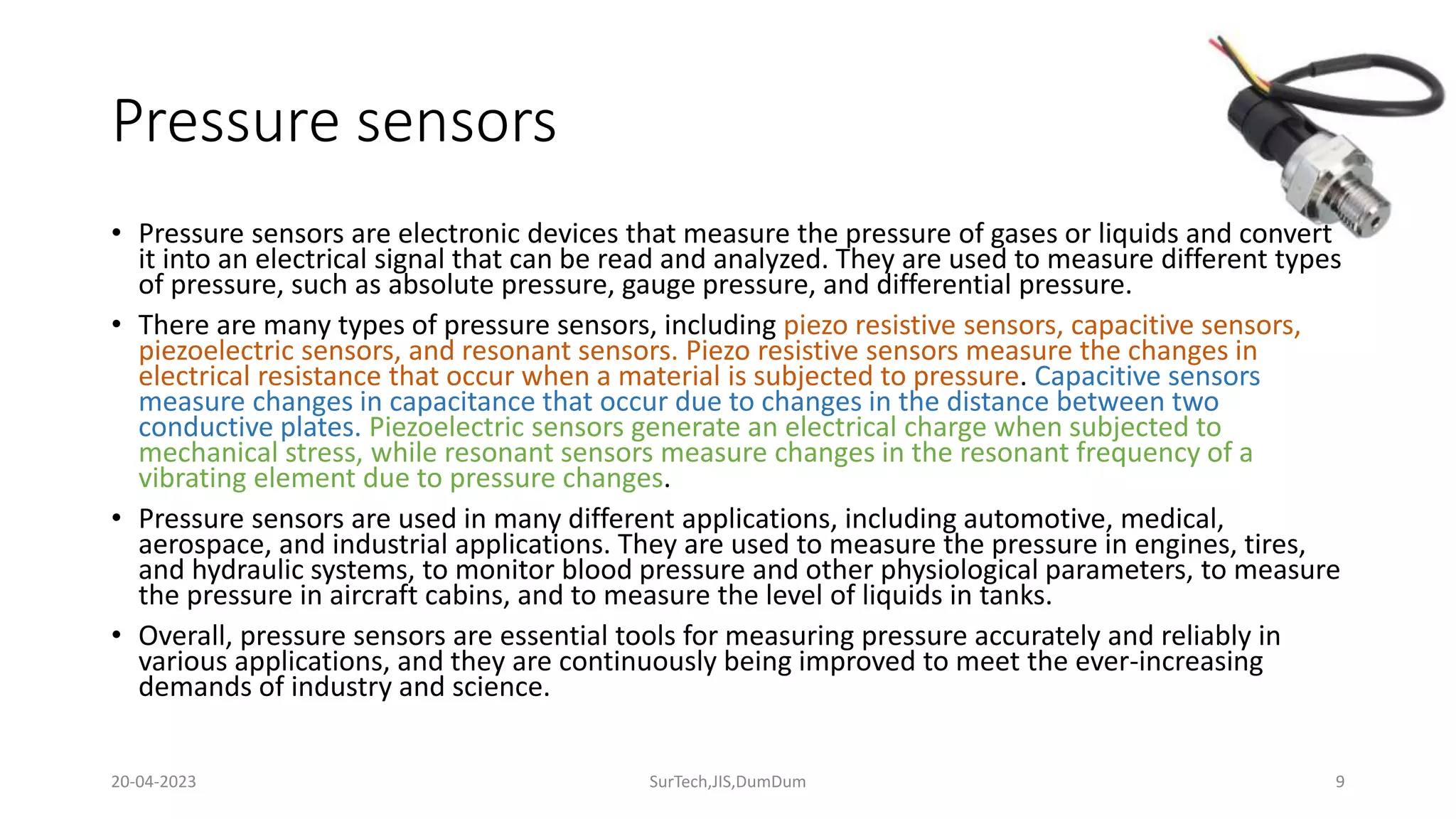 SENSORS | PPTX