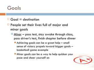 Chapter 1 setting goals | PPT