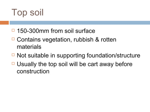 Chapter 1 soil | PPT