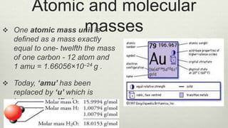 Chapter 1 some basic concepts of chemistry class 11 UPDATED PPT | PPTX