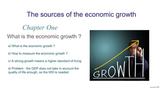 Chapter1 sources of the economic growth(1) | PDF