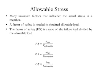 Normal stress & Shear Stress | PPTX