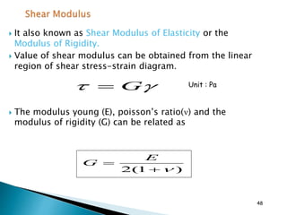Chapter 1 stress and strain | PPTX