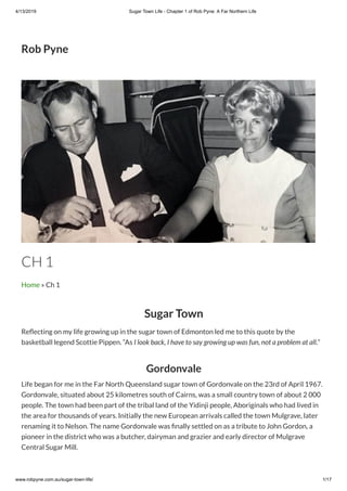 Chapter 1 of Rob Pyne: A Far Northern Life | PDF