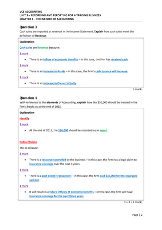 Chapter 1 - Accounting Theory Task C Solutions | PDF | Business ...
