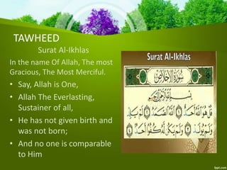 Tawheed | PPTX