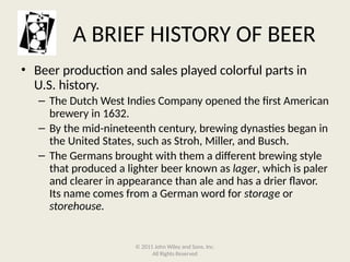 Chapter 1 - The Beverage Industry, Yesterday and Today.pptx