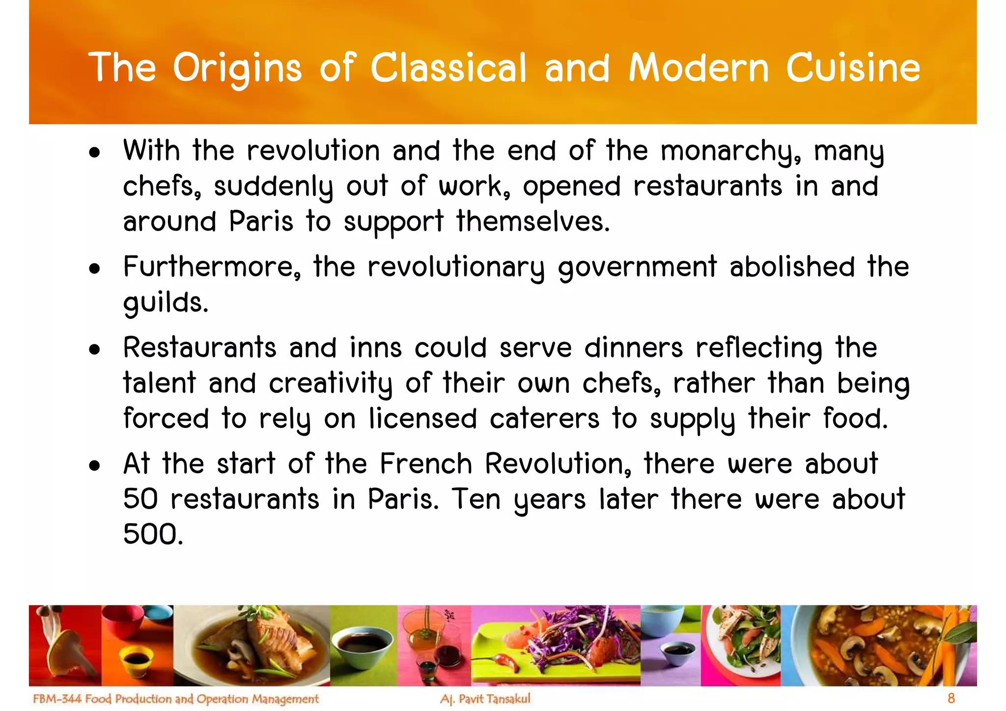 Chapter 1 - The Foodservice Industry | PDF