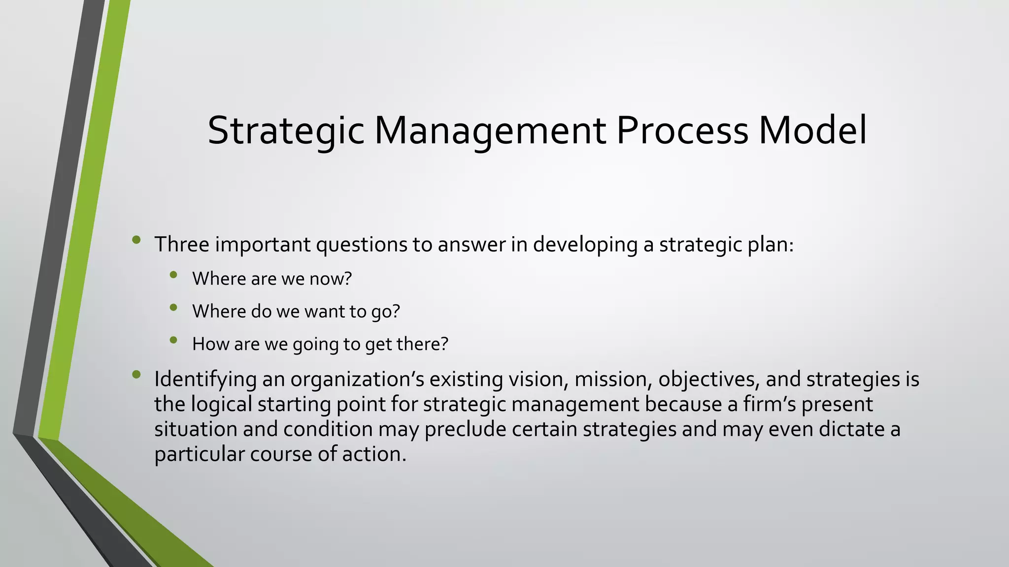 Chapter 1 the nature of strategic management | PDF