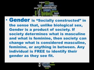 CHAPTER 1 - Theoretical Perspectives on Gender.pptx | Debated Sensitive ...