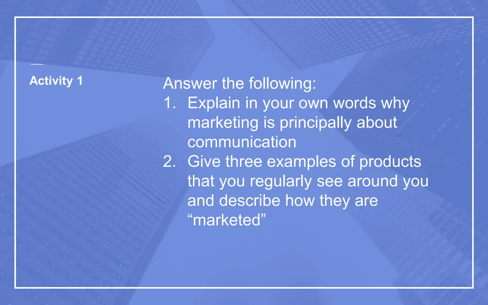 Chapter 1 The Principles of Marketing | PPTX