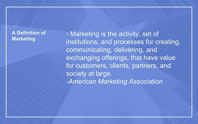 Chapter 1 The Principles of Marketing | PPTX