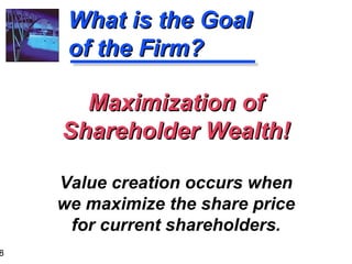 Chapter 1 - the role of financial management | PPT