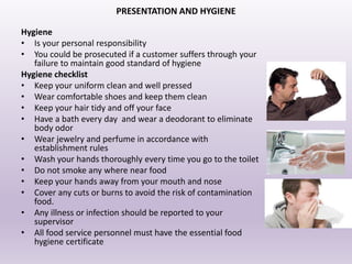 INTRODUCTION TO HOSPITALITY AND THE WAITER | PPTX