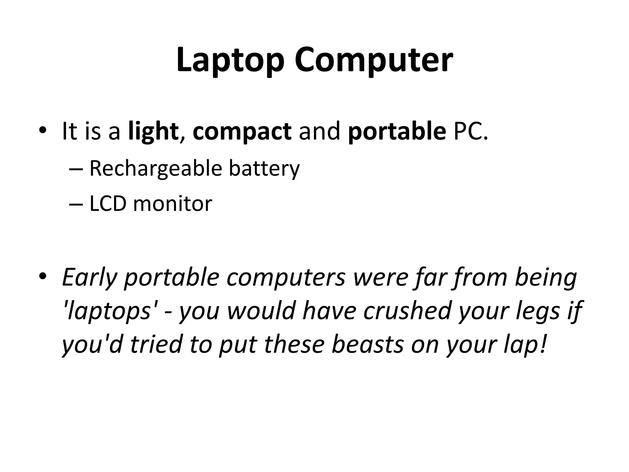Chapter 1 Types and components of a computer system | PPTX