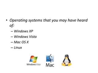 Chapter 1 Types and components of a computer system | PPT