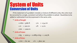 Chapter 1 units,physicalquantities and vectors | PPTX