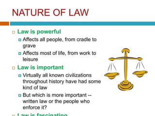 Chapter 1 - W1 Introduction to Law and Methods | PPT