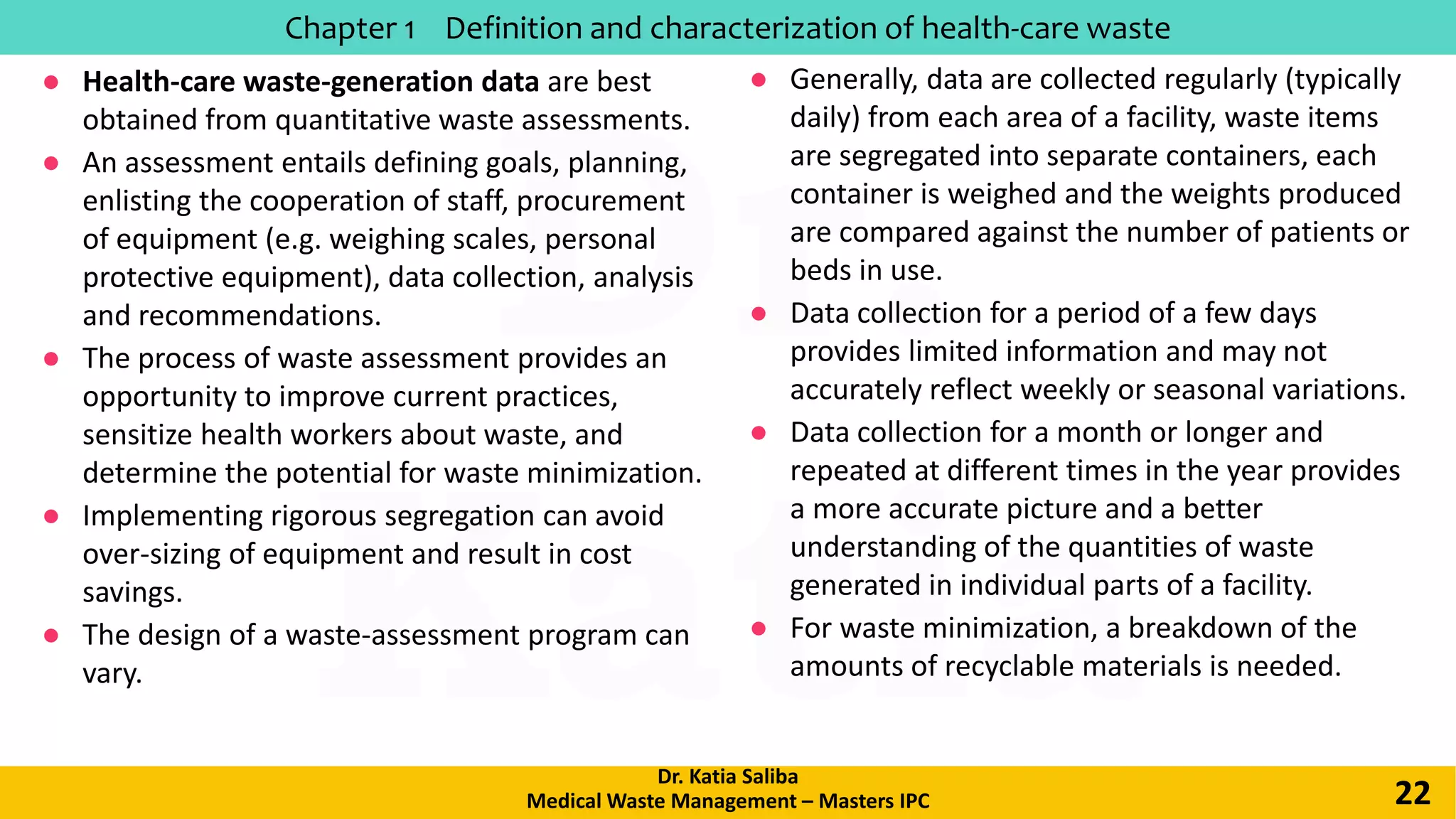 # Chapter 1 - Waste Management - IPC - Katia Saliba.pptx