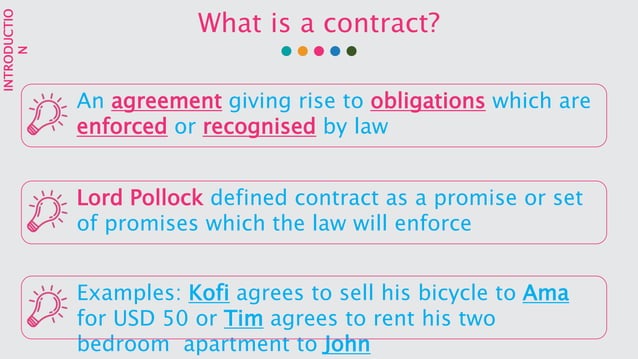 Introduction to Contract Law | PPTX