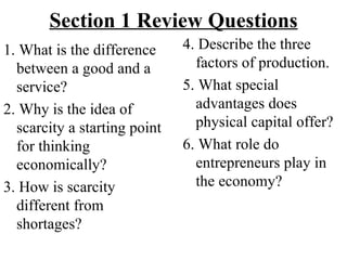 Chapter 1 What Is Economics | PPT