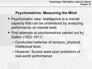 Psychology 101: Chapter 10 | PPT