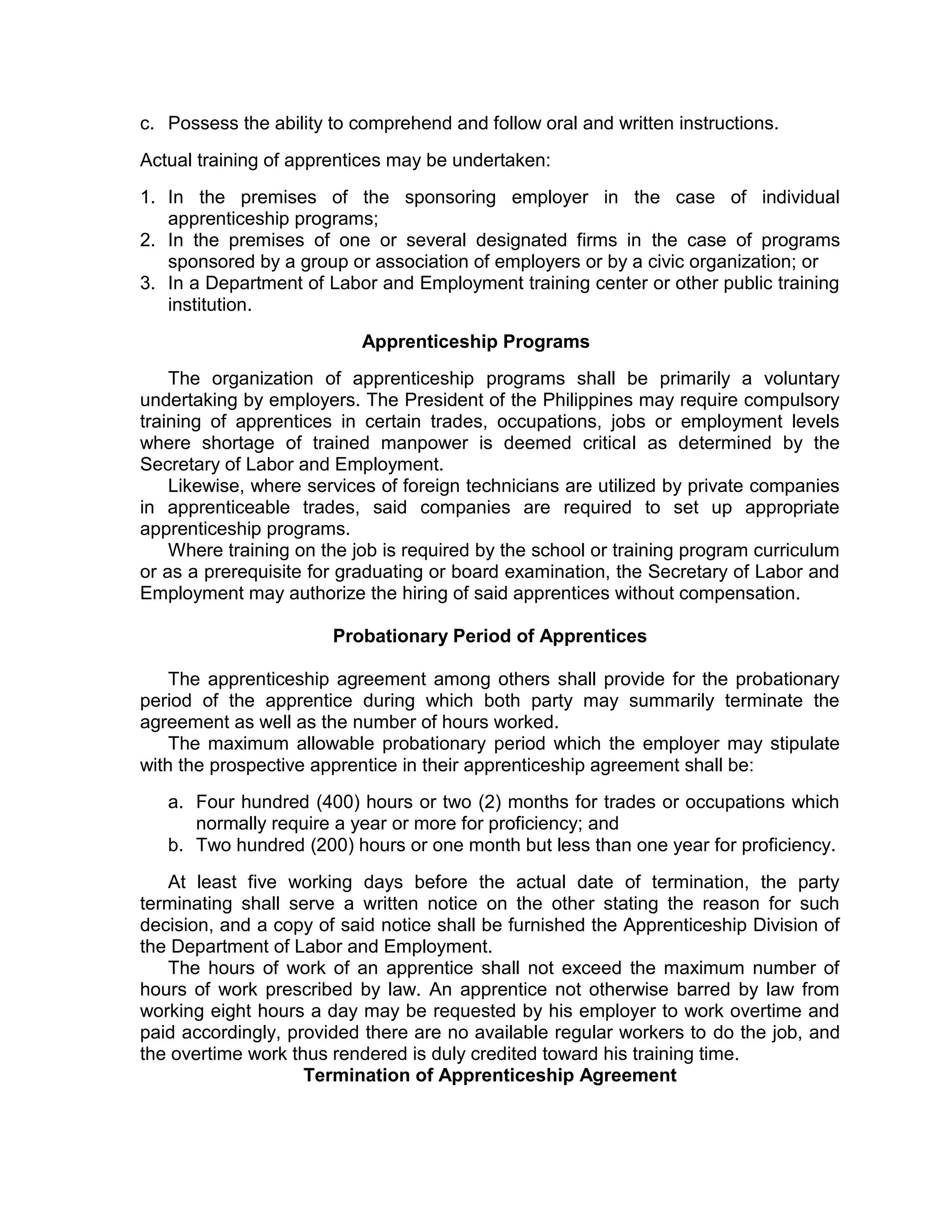 Chapter 10 - Employment ans Security of Tenure | DOCX