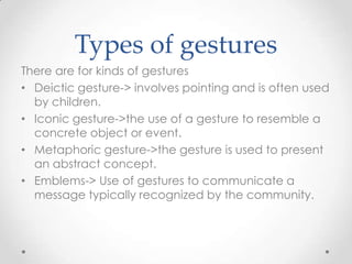 Chapter 10; Gestures (NCW) | PPTX