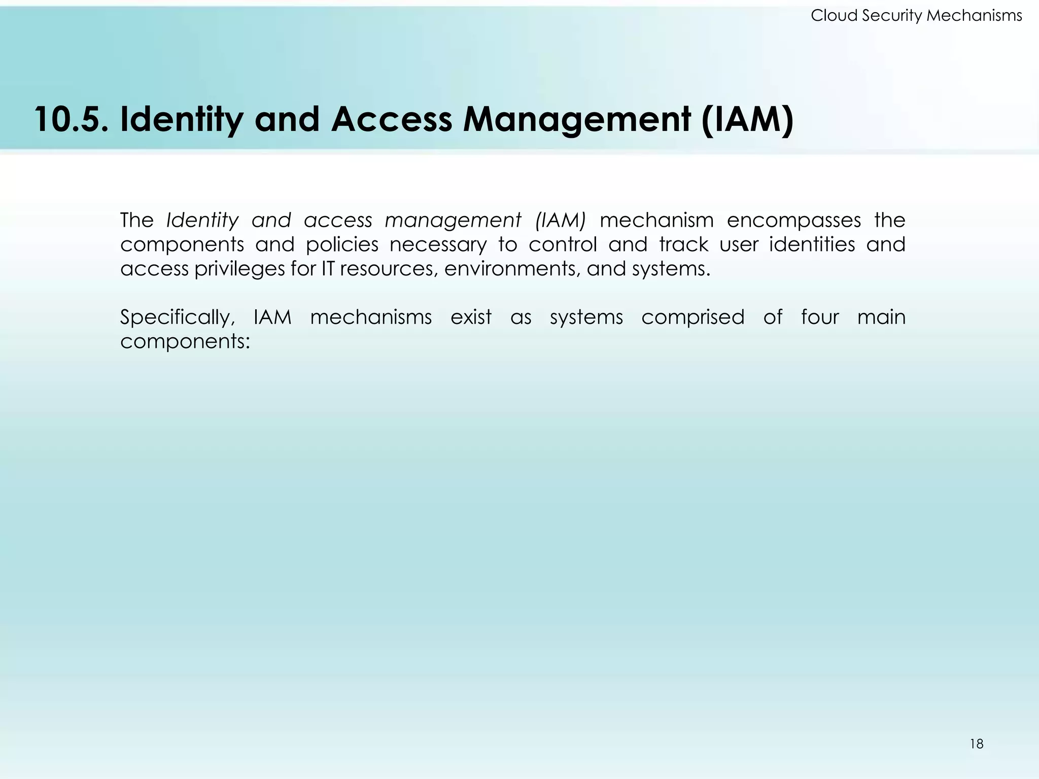 Cloud Security Mechanisms | PPTX