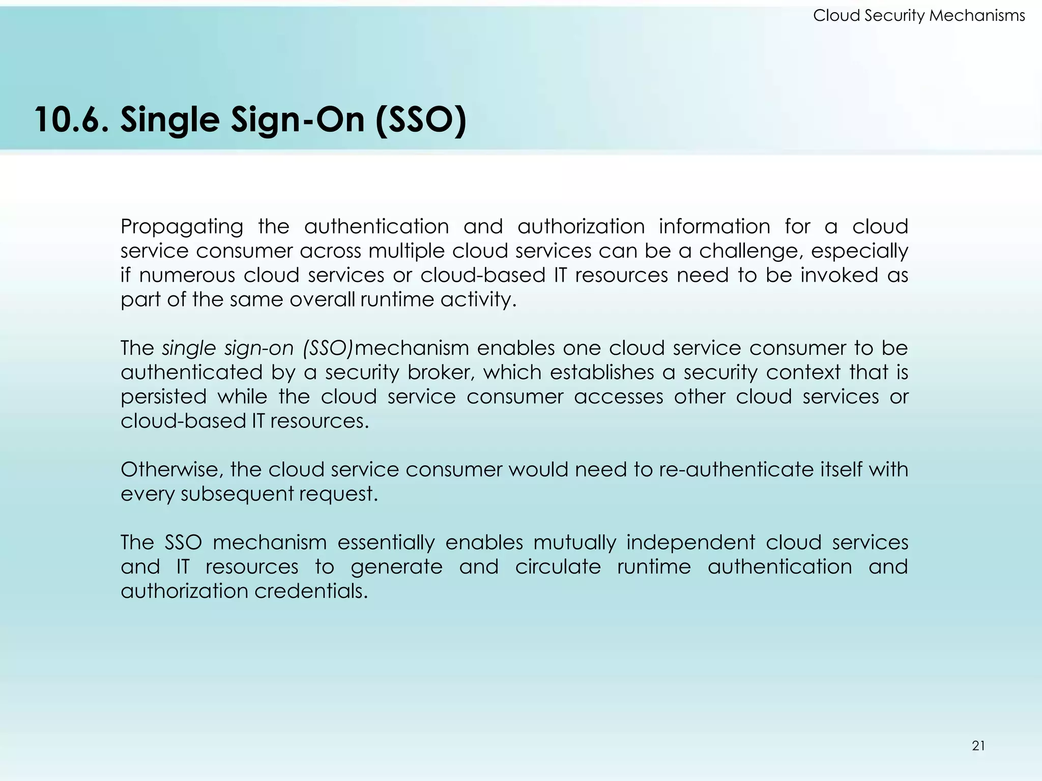 Cloud Security Mechanisms | PPTX